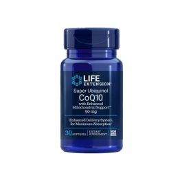 Life Extension - Super ubikinol CoQ10, koencim Q10, 50mg, 30 kapsul